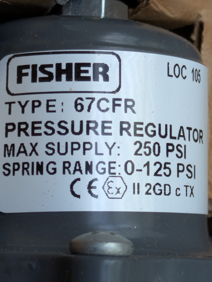 NIB Fisher Pressure Regulator Filter 67CFR-226 | eBay