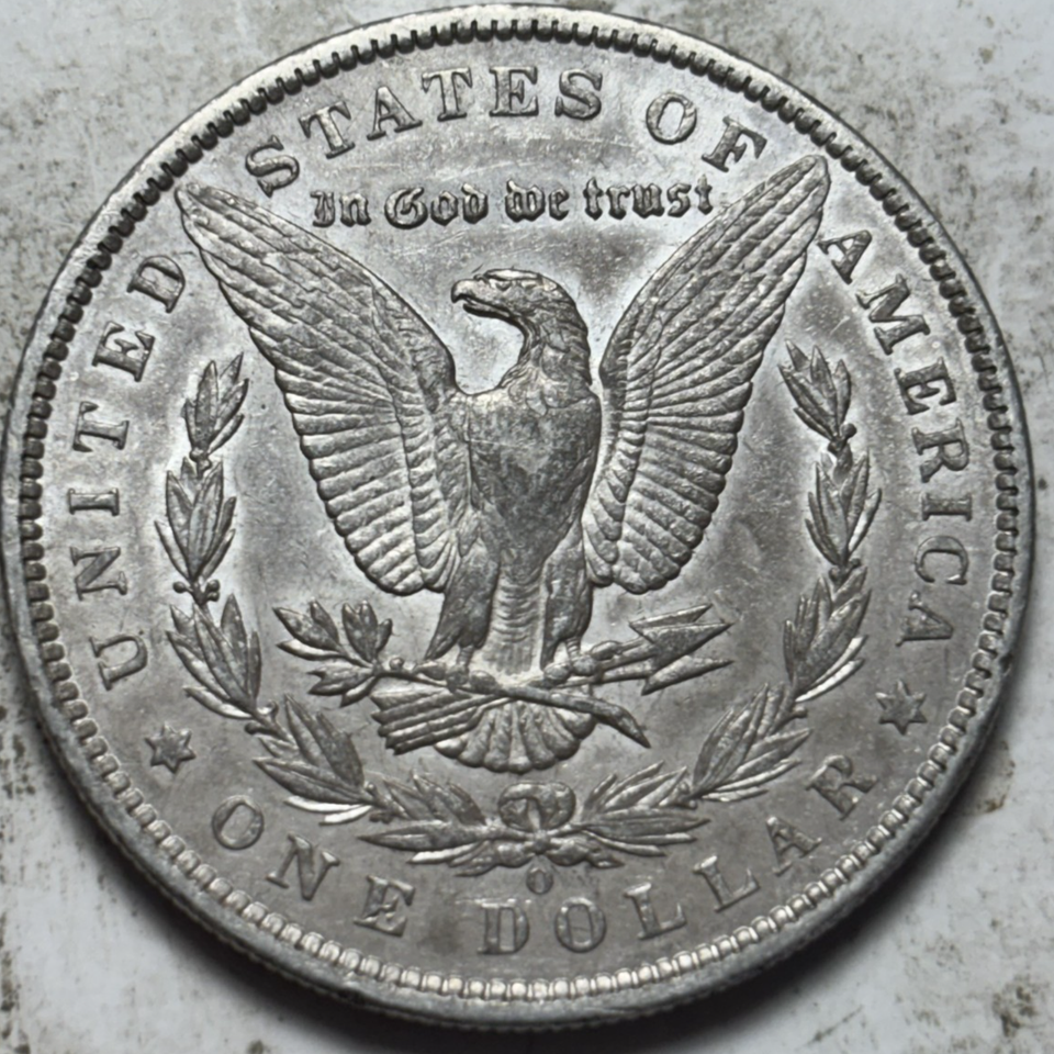1886-O $1 Morgan Silver Dollar. Attractive AU Example! | eBay