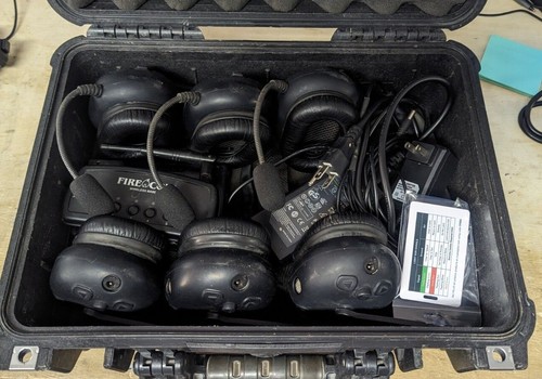 FIRECOM UHW505 headsets, hearing protection, listen-through, radio ...