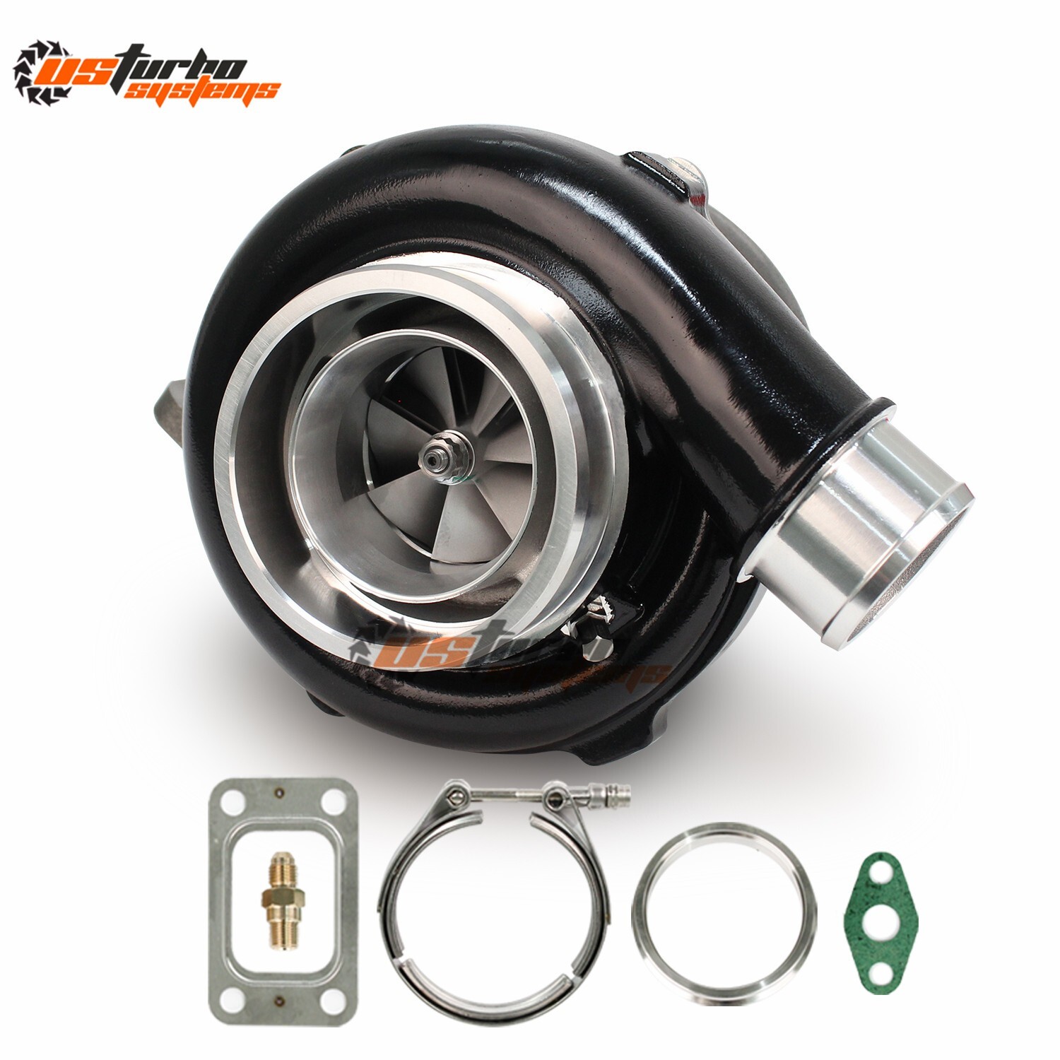 Universal Performance Turbo GT30 GT3076 A/R 1.06 V-Band T3 + 3'' Flange ...