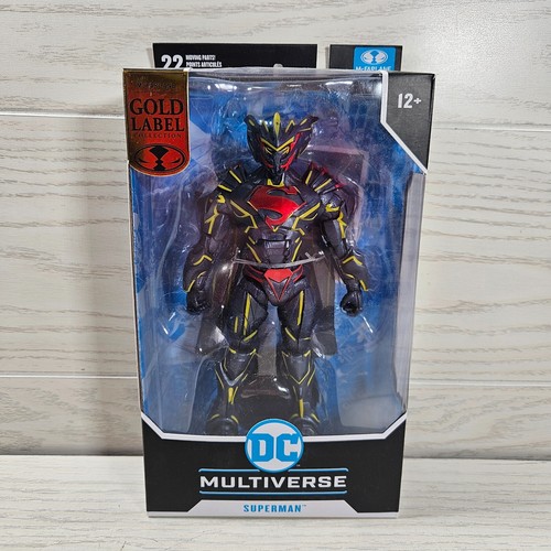 Gold Label McFarlane DC Multiverse Superman Unchained Armor Action ...