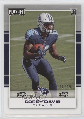 2017 Panini Playoff Rookies 2nd Down /49 Corey Davis #223 Rookie RC | eBay