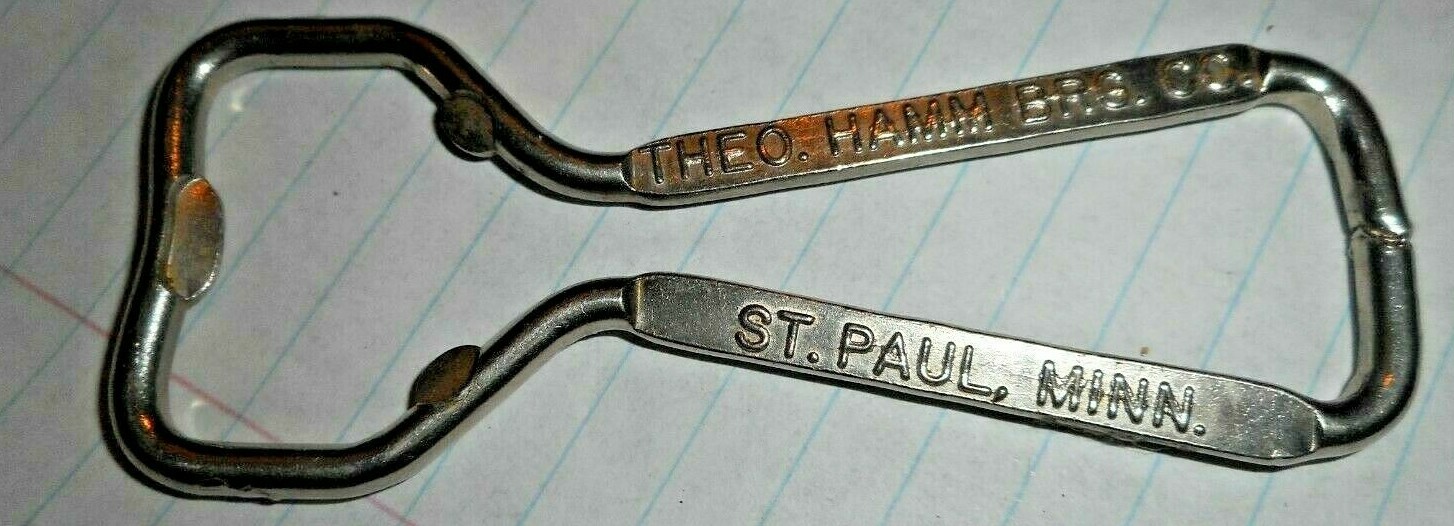 Theo Hamm Brg Co The Beer Refreshing Metal Bottle Opener St Paul Minn VAUGHAN CH | eBay