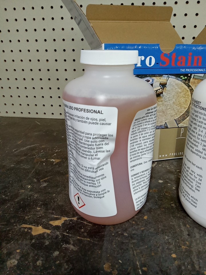 Proline Pro-Stain Concrete Stain Mixing Pigment Kit, Contains Parts 1 ...