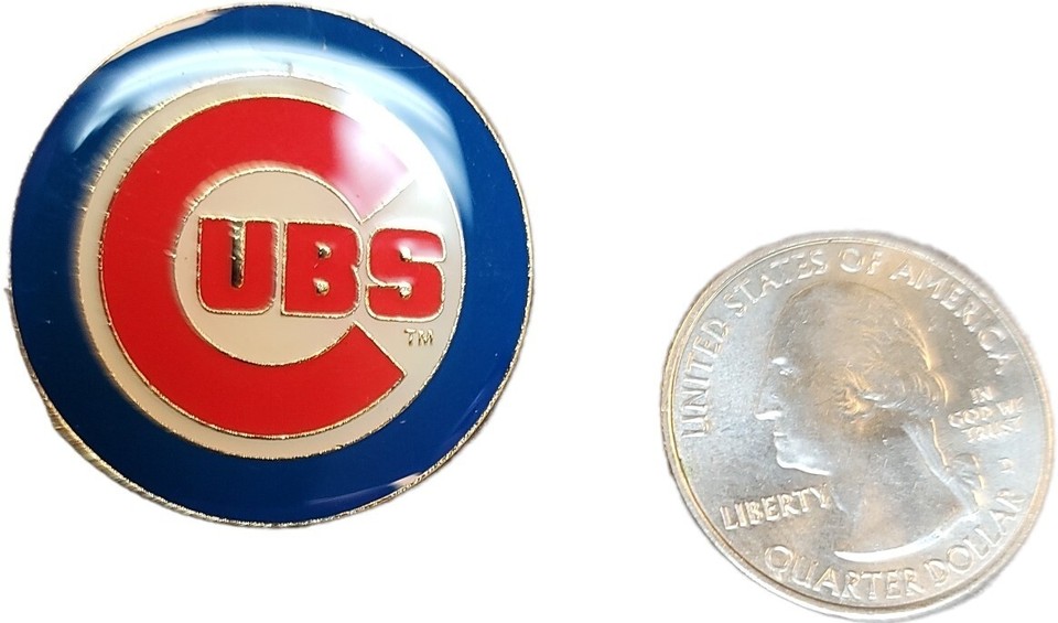 Chicago Cubs Label Pin Bullseye Logo 12154 | eBay