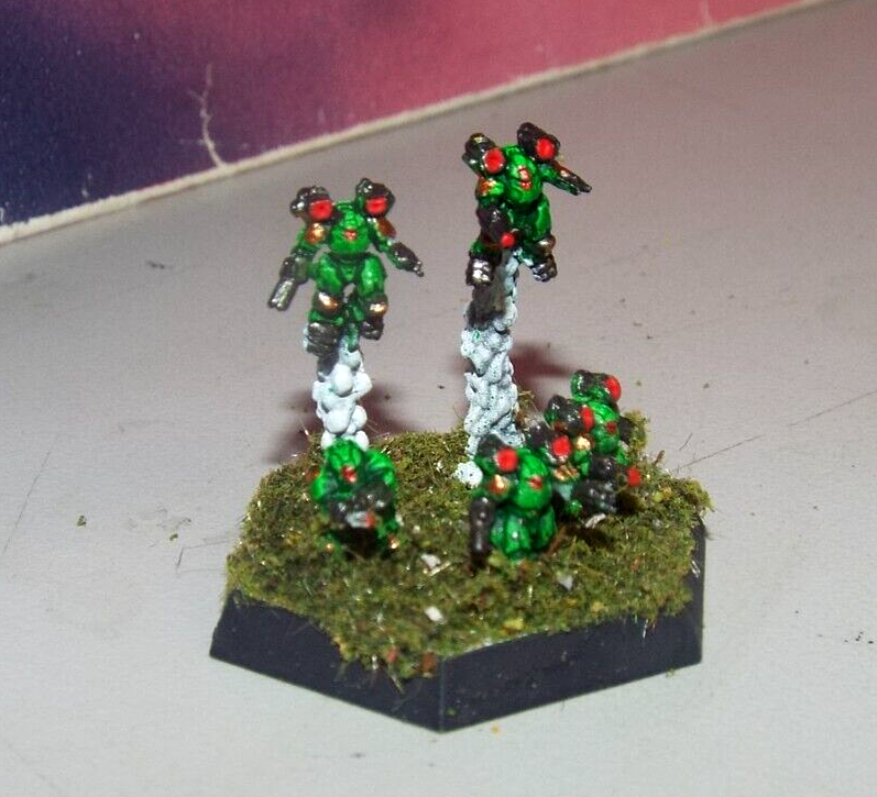 BATTLETECH TIMBER WOLF MECH w/ ELEMENTALS [CLAN STEEL VIPER] (CATALYST ...