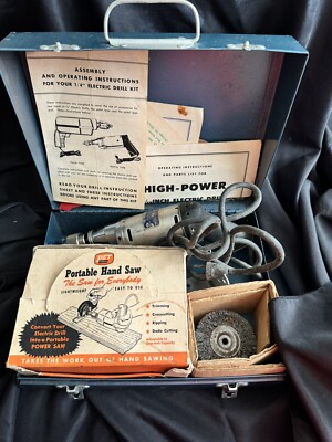 VTG PET DRILL HI POWER 77-H ELECTRIC DRILL W ZIP SAWER JR | eBay