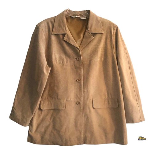 Women’s Light Suede Tan color Size Large in Great Used Condition | eBay
