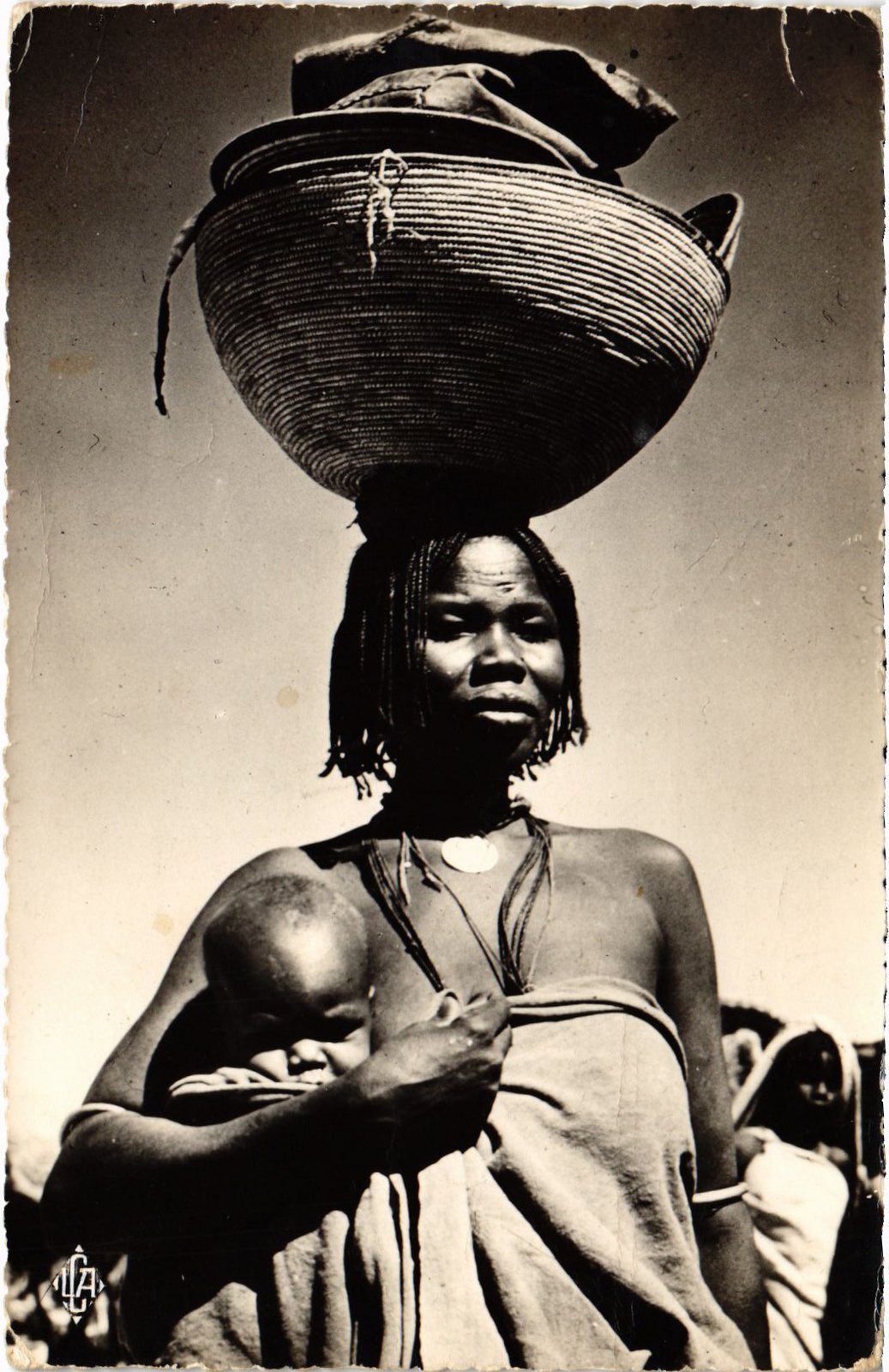 PC CHAD TCHAD FEMME ET ENFANT AU MARCHÉ ETHNIC TYPES (a53573) | eBay