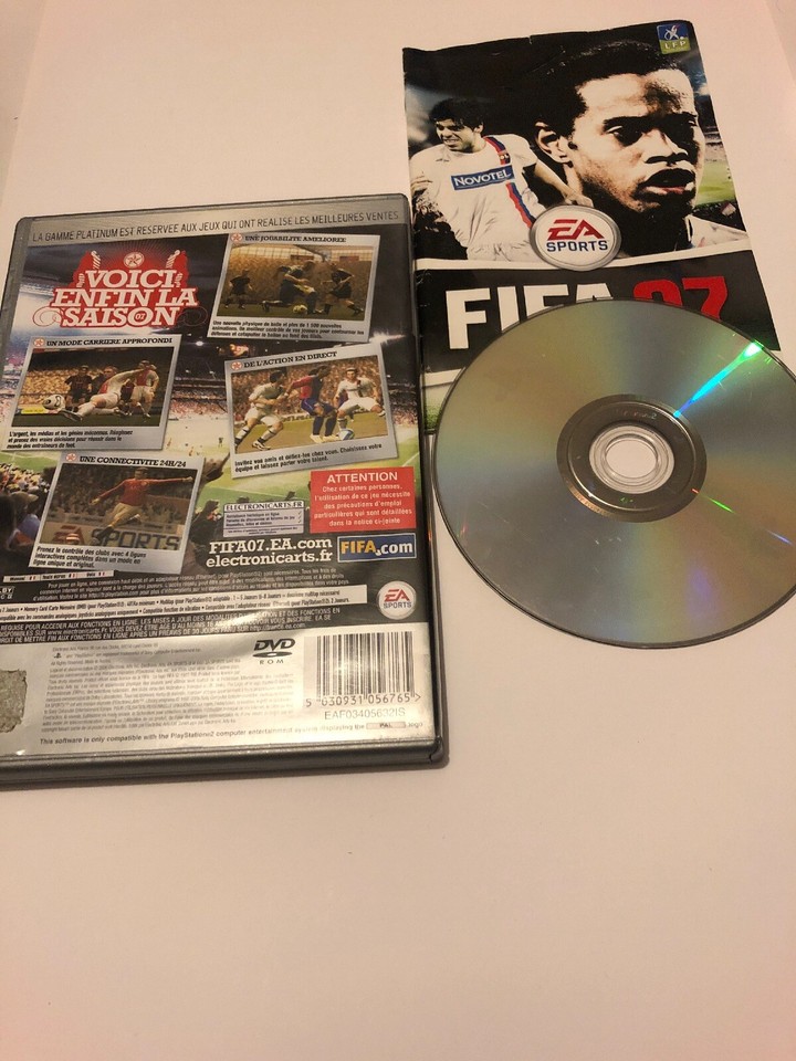 Playstation 2 PS2 PS3 PAL FR FIFA Football 07 Complete Foot Simulation ...