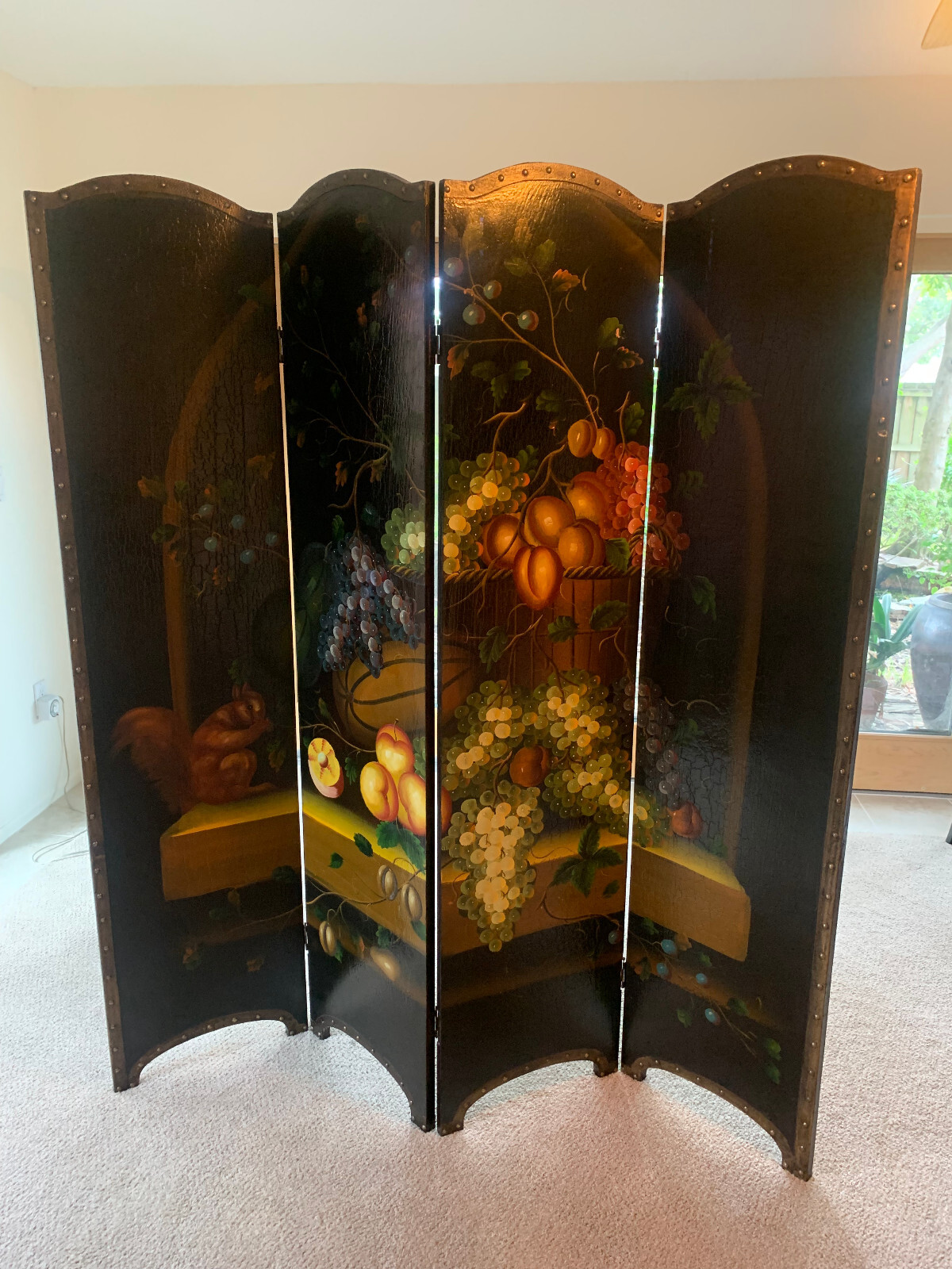 Vintage Antique Privacy Screen | eBay