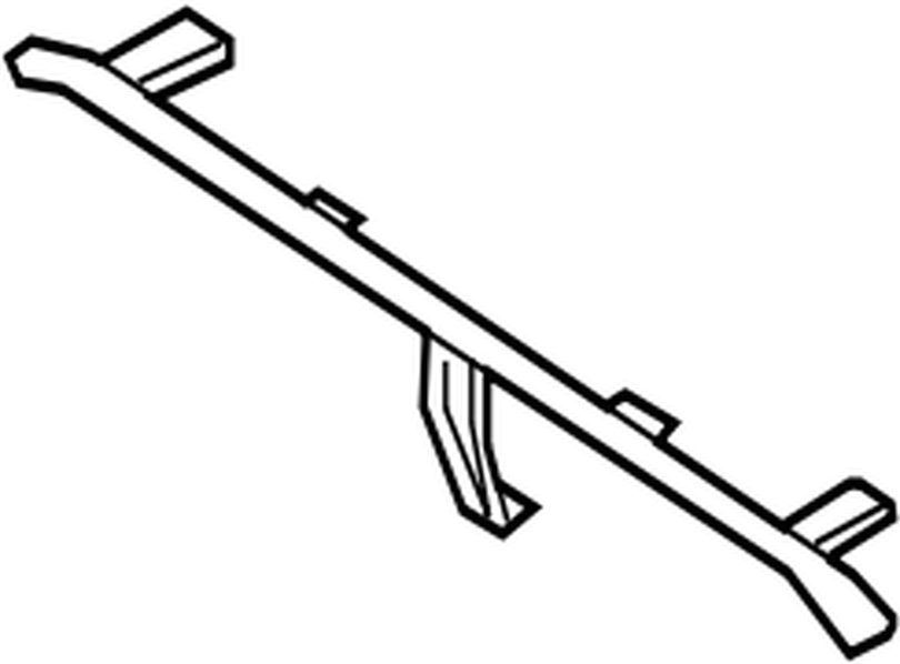 6400A832 Mitsubishi Reinforcement, fr bumper 6400A832, New Genuine OEM ...