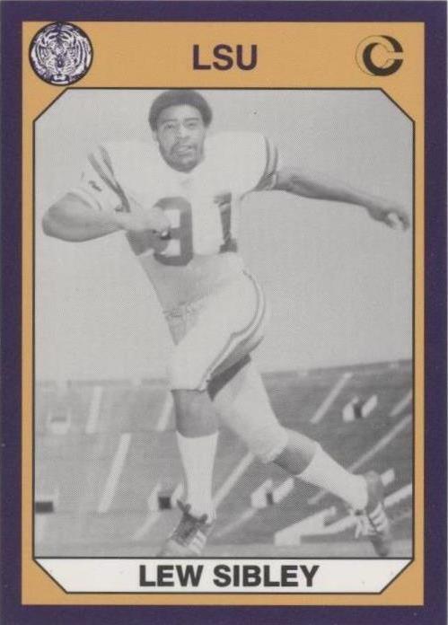 1990 Collegiate Collection LSU Tigers - Lew Sibley #66 (RC) for sale ...