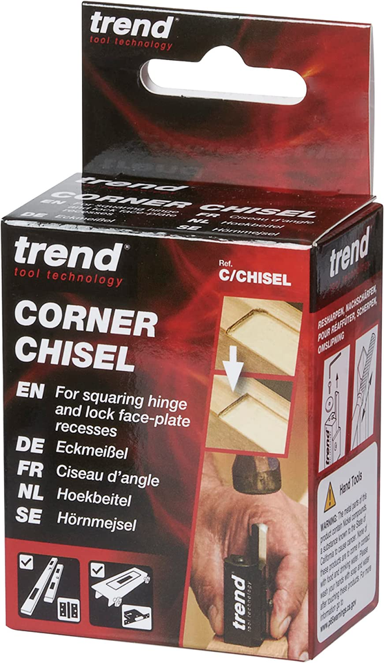 Trend Hinge Recess Squaring Corner Chisel, Quickly Square Up Rounded ...