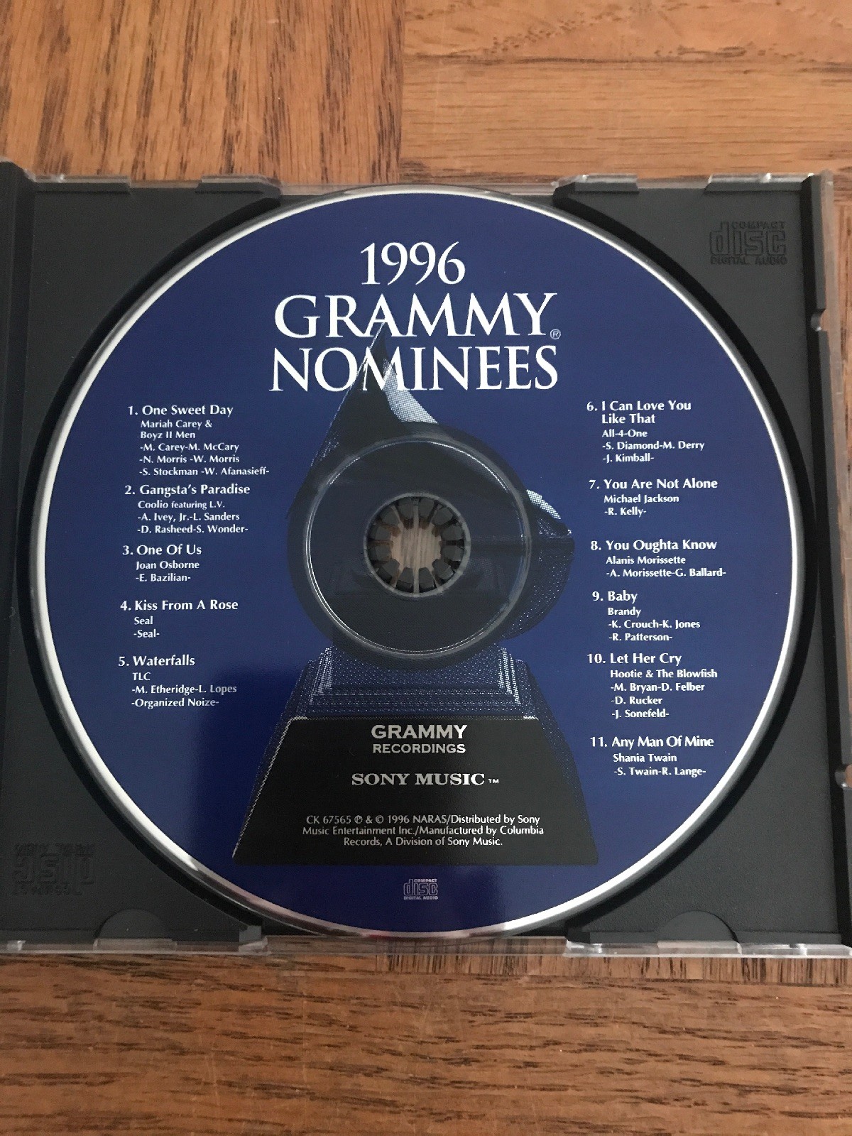 1996 Grammy Nominees Cd | eBay
