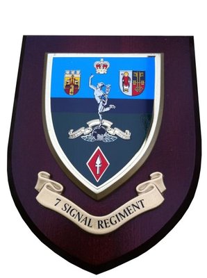 7th Signals Wall Plaque UK Hand Made for MOD Regimental Military | eBay UK
