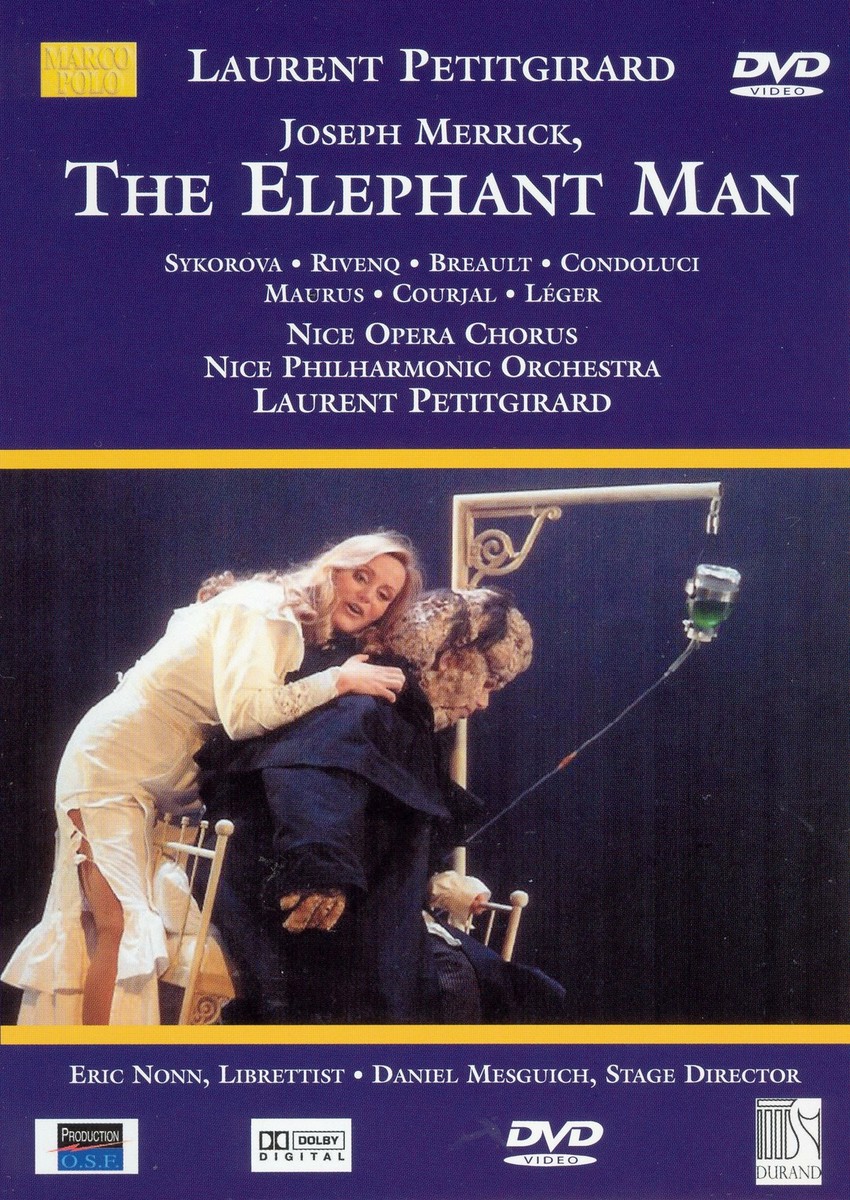 Joseph Merrick - The Elephant Man - Laurent Petitgirard (DVD, 2004) for ...