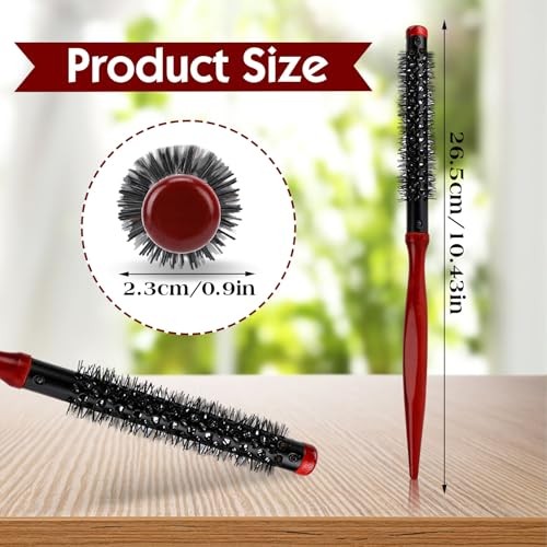 Small Round Brush for Blow Drying, Mini Roller Quiff Hair Combs ...