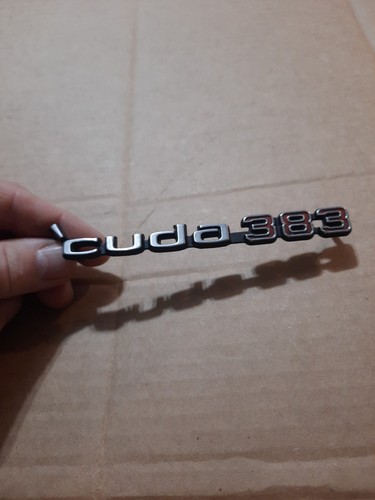 OEM 70 71 Cuda 383 Hood Emblem 1970 1971 Mopar 2998759 31025 Original ...