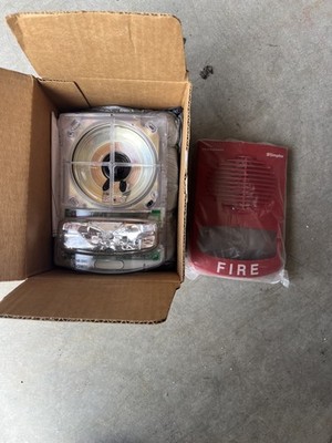 SIMPLEX TYCO 4906-9151 / 0743275 RED TRUEALERT FIRE ALARM STROBE 9200 ...