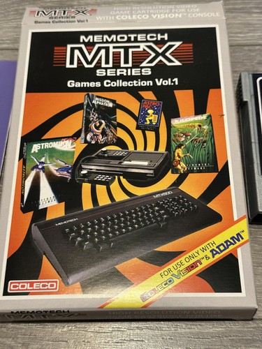 Memotech MTX Series Games Collection Vol 1 ColecoVision Video Game CIB ...