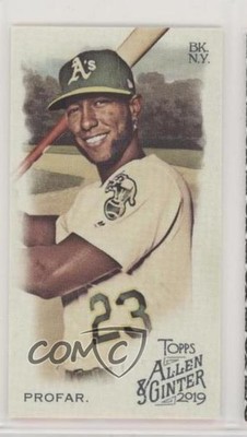 2019 Topps Allen & Ginter Mini Logo Back Jurickson Profar #223 4l8 | eBay