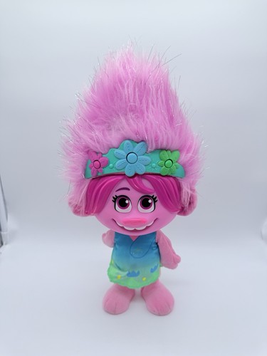 Trolls World Tour Color Poppin' Poppy Light Up Talking Toy 13" Doll | eBay