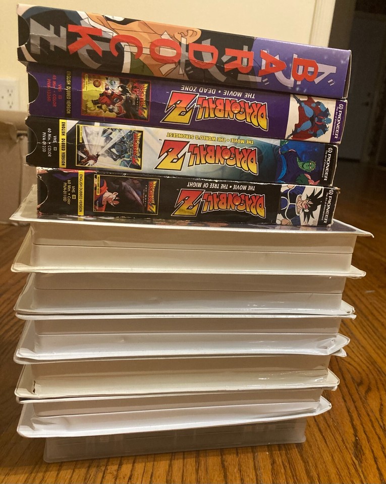 Dragon Ball Z Movies Lot - Lord Slug Bojack Cooler Broly Dead Zone Tree ...
