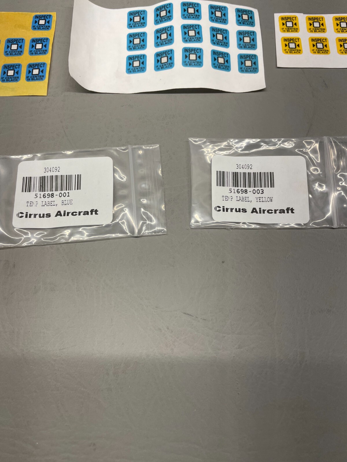 Cirrus Temperature 330 deg label 51698-001 for sale online | eBay