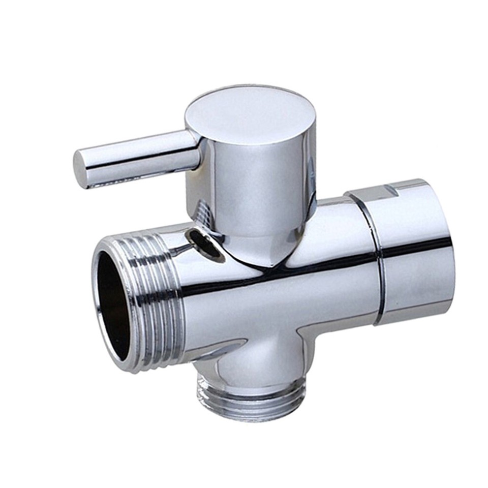Angle Valve Shower Faucet Adapter Water Diverter Splitter Shut off | eBay