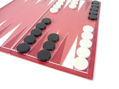 Spare Parts - Backgammon Replacement Acrylic Counters - Ivory/Black ...