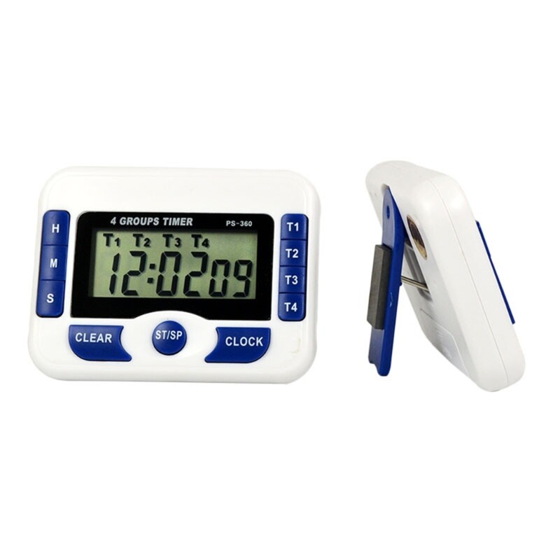 Electric Kitchen Timer Digital LCD-Screen Time Reminder for Cooking ...