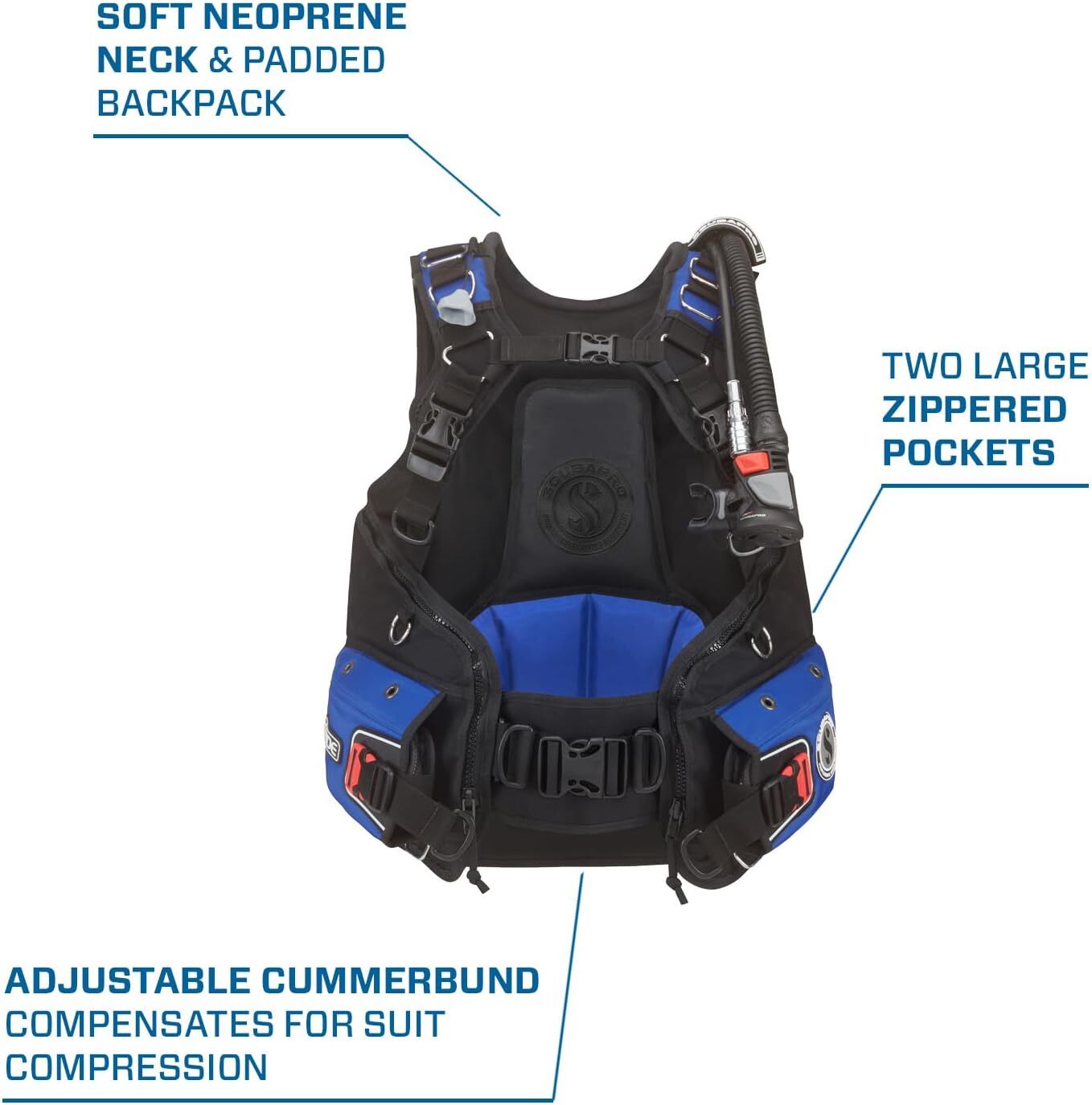 ScubaPro Glide AIR2 BCD, Blue, L | eBay