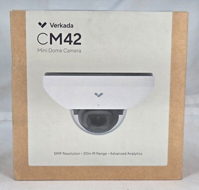 Verkada Security Camera Indoor Mini Dome CM42-256-HW - White SEALED NEW ...