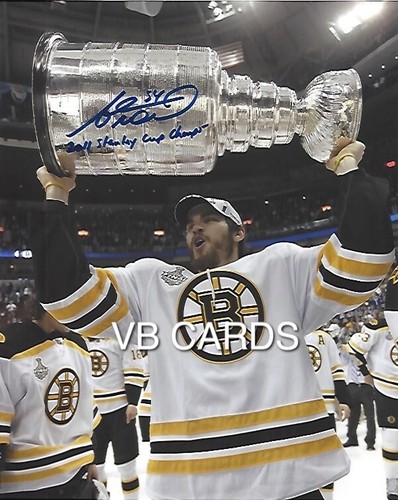 ADAM MCQUAID BOSTON BRUINS 2011 STANLEY CUP CHAMPION AUTOGRAPH 8X10 ...