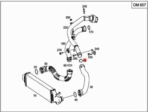 Genuine MERCEDES BBDC W242 A207 Sectional sealing ring 0219976445 | eBay