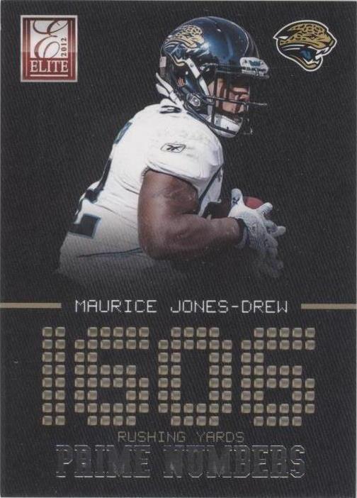 2012 Elite - Prime Numbers Maurice Jones-Drew #19 Silver /999 for sale ...