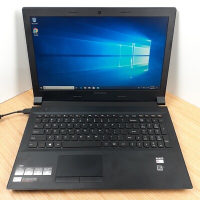 LENOVO B50-45 15.6" AMD E1-6010 1.35GHz 8GB RAM 300GB HDD WIN 10 PRO Radeon R2 | eBay