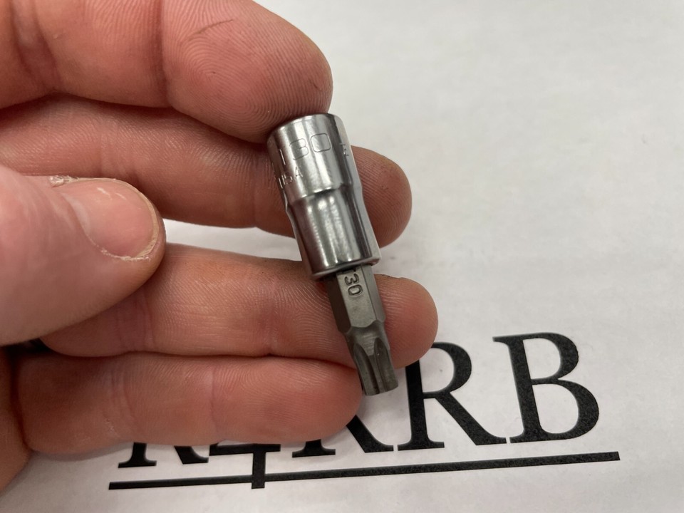 "Snap-on Tools USA NEW 1/4"" Drive T30 Standard TORX Bit Chrome Socket ...