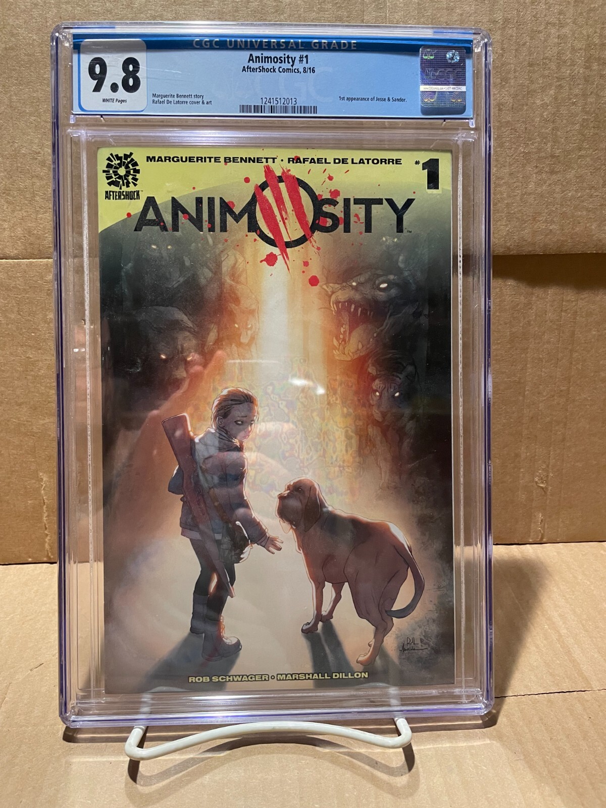 ANIMOSITY #1 2016 CGC 9.8 FIRST PRINT AFTERSHOCK COMICS MARGUERITE BENNETT KEY | eBay