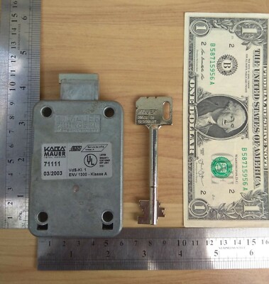#26 KABA Mauer 71111 Safe Lock Lever 90mm Keys and 1 keys Used | eBay