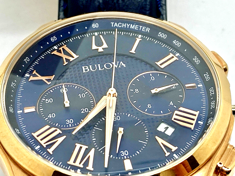 Bulova Men's Watch 97B170 Wilton Classic Rose Gold Tone 46mm FOR REPAIR ...