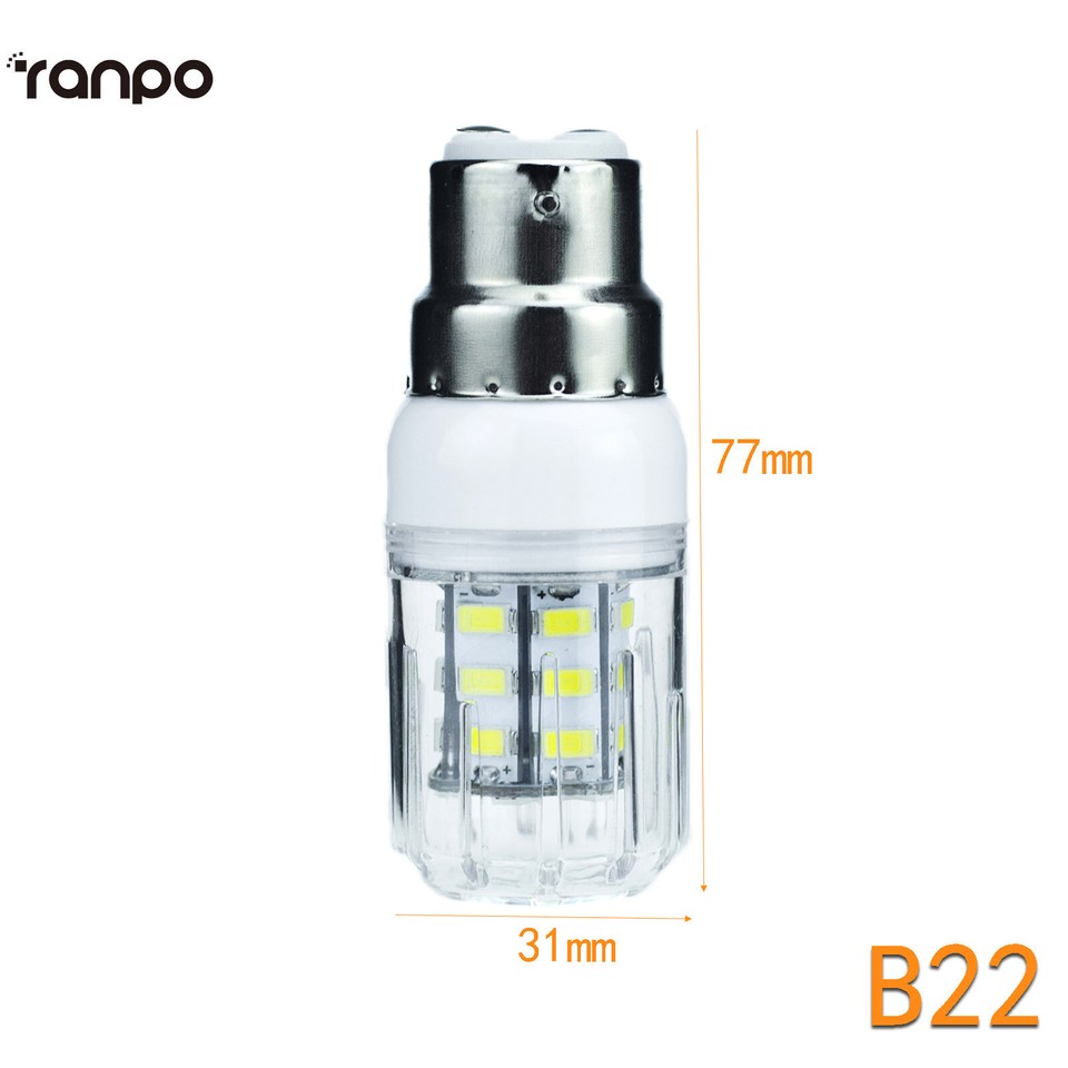 E27 E12 E26 E14 G9 LED Corn Light Bulbs 7W 5730 SMD 27LED Lamp 12V 24V 110V 220V | eBay