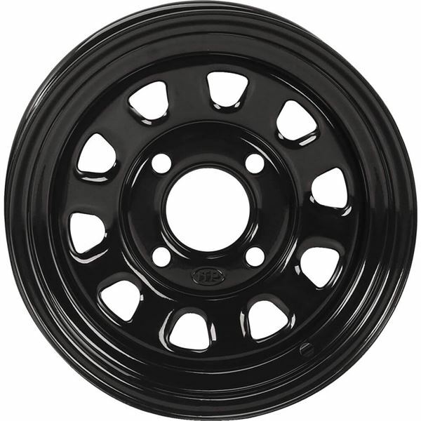 ITP - 1425579014B - Delta Steel Front/Rear Wheel, 14x7 - 4+3 Offset - 4 ...