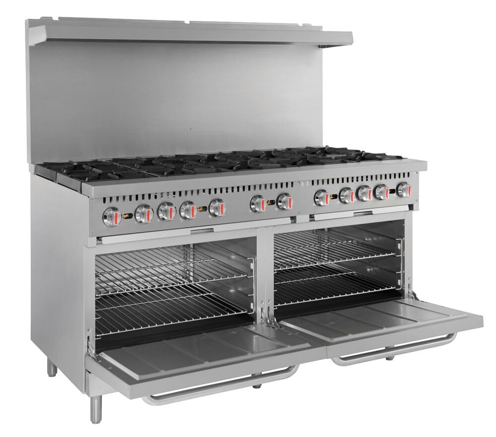 Kratos 29Y-045-NAT 60" Gas Range, 10 Burners, 360,000 BTU Output ...