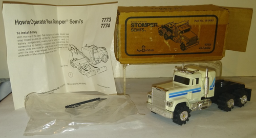 1982 SCHAPER STOMPERS MACK SEMI TRACTOR TRUCK MINT IN BOX #7773 49 ...