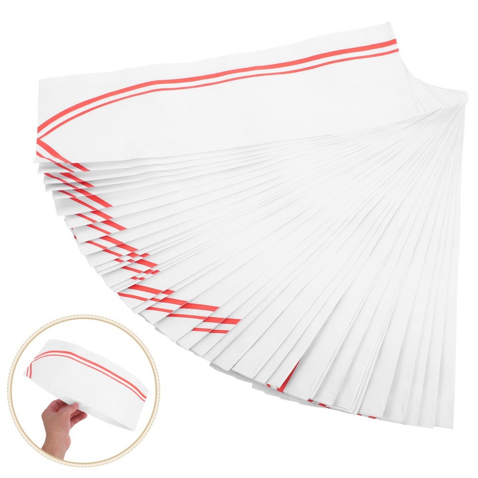 50 Pcs Paper Chef Hats for Kids Disposable Chefs Cooking Costume | eBay UK