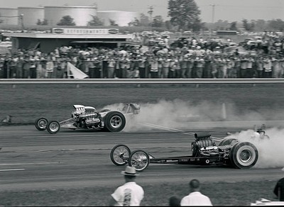 NHRA Drag Racing Great Don Garlits, Big Daddy 4 Old Motor Racing Photo ...