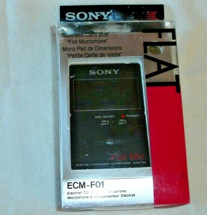 Sony ECM-F01 Boundary Effect Microphone with Omni-Directional Pick-Up ...