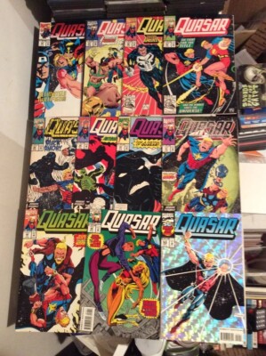 QUASAR 40-50 of 60 (1989) Complete 11 Comic Set THOR AVENGERS X-Men ...